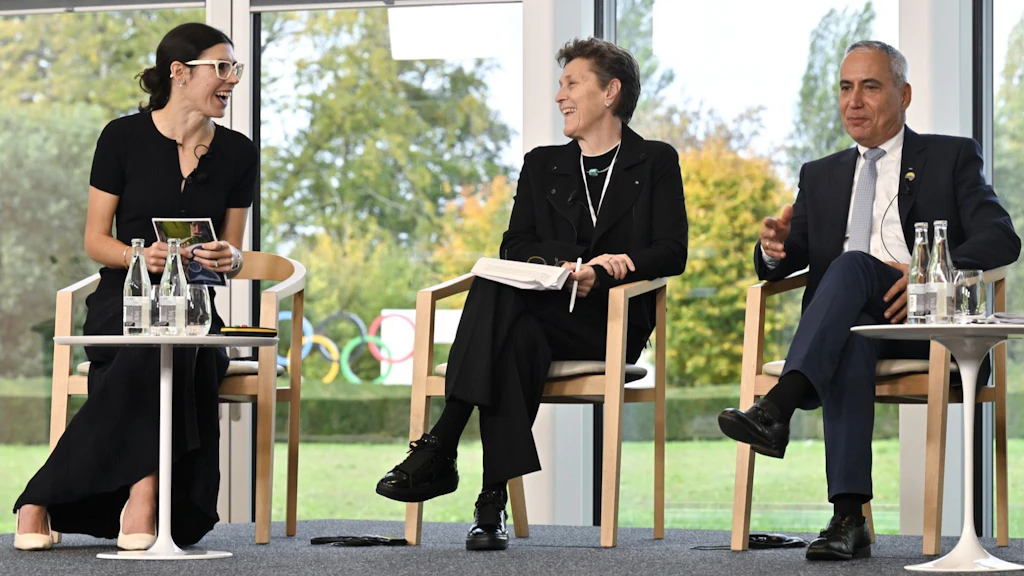 Sandra Felix am International Forum for Sports and Integrity beim IOC ...